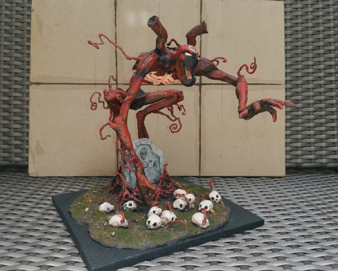 DECLUTTER SALE! Spider-man Villain Absolute Carnage Sculpture 1:12 ...