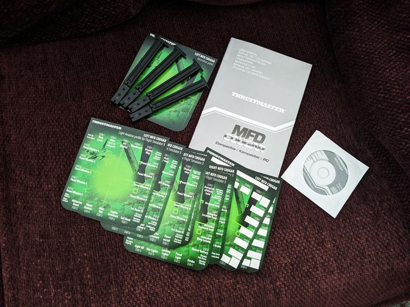 Thrustmaster MFD Cougar - Flight Sim, Video Gaming, Gaming Accessories ...