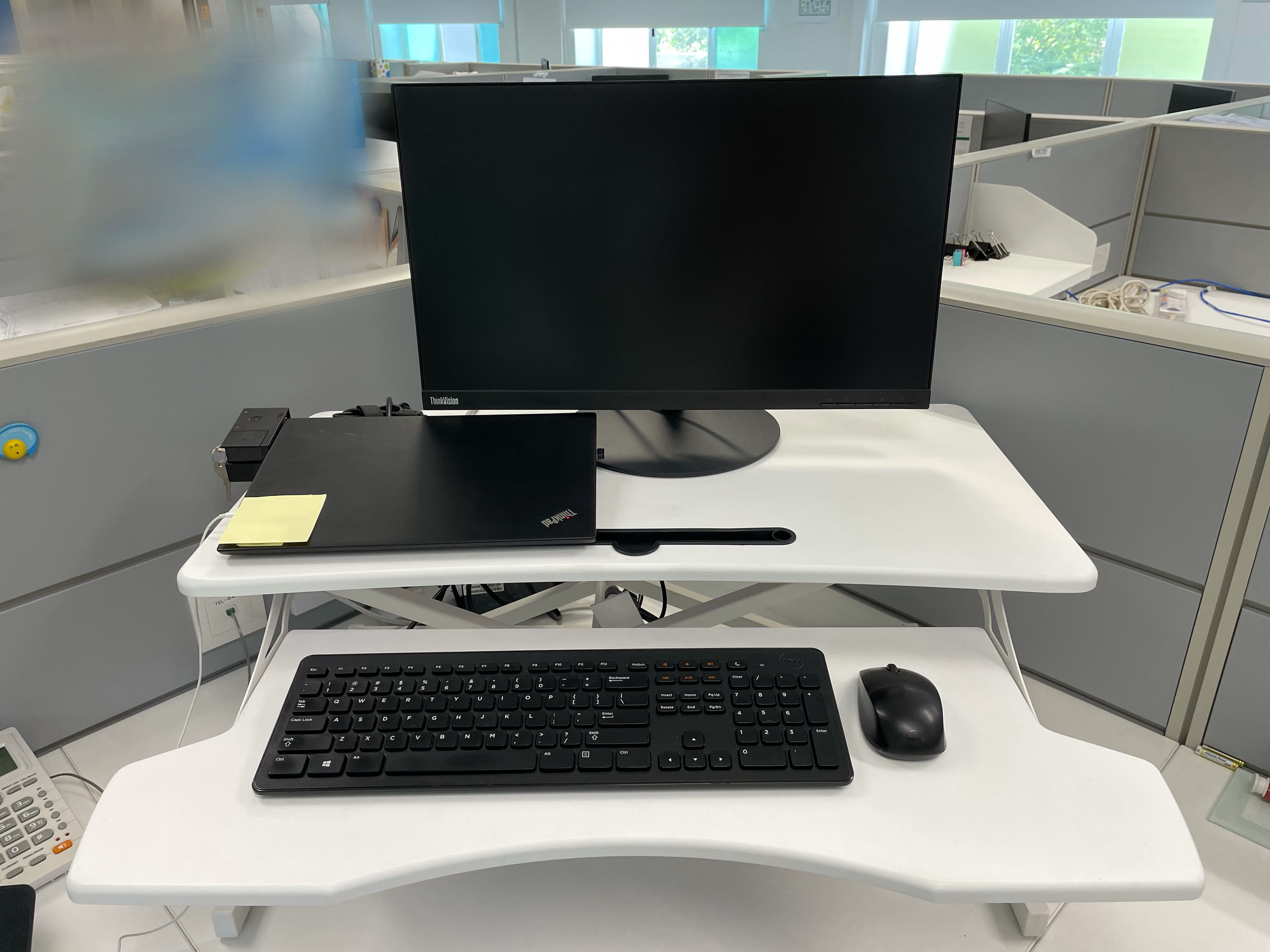 Used adjustable computer table, Furniture & Home Living, Furniture ...