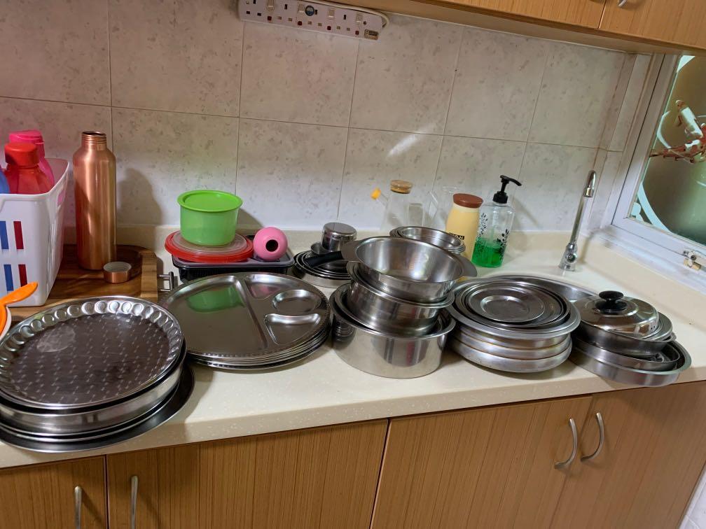 Used eversilver plates and dishes, Furniture & Home Living, Kitchenware ...