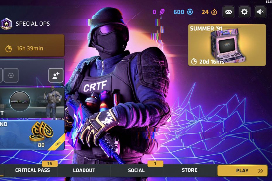 Very Stacked Critical Ops Account with Special Ops, Video Gaming ...