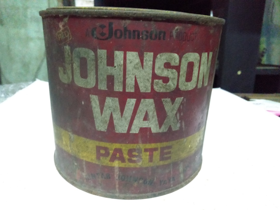RARE VINTAGE JOHNSON WAX TIN CAN 1992, Hobbies & Toys, Memorabilia ...
