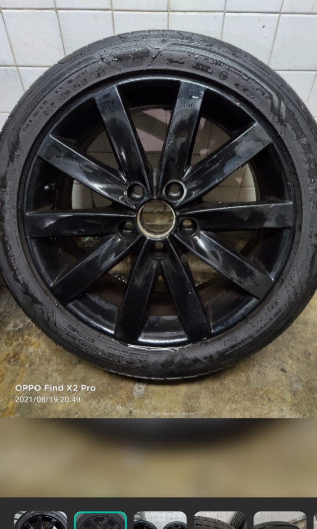 Volkswagen original sport rim 17inch, Car Accessories, Tyres & Rims on ...