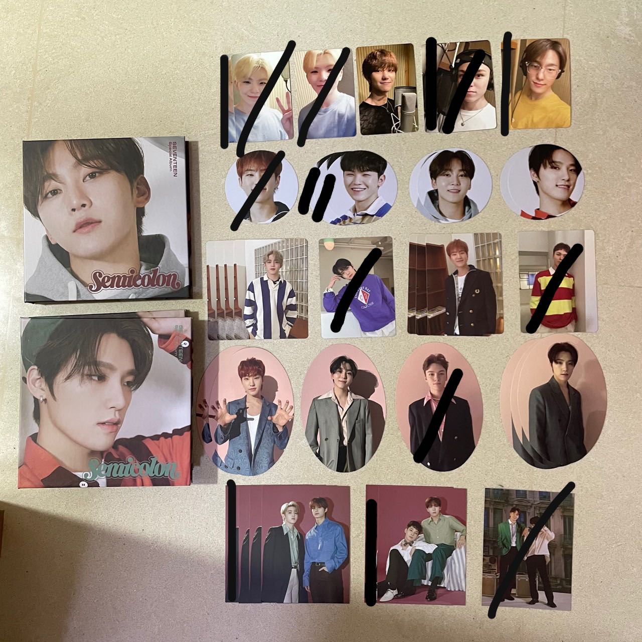 WTS seventeen svt semicolon inserts, Hobbies & Toys, Memorabilia ...