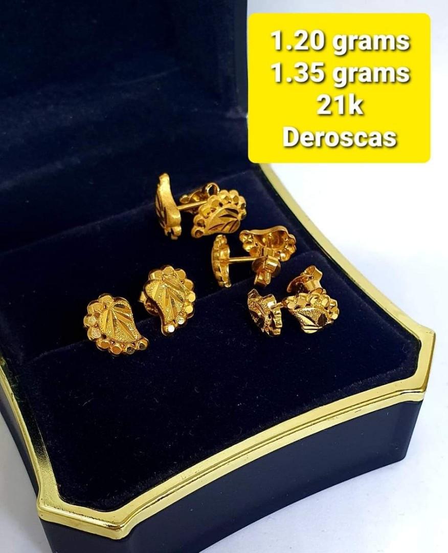 21K Saudi Gold de roscas earrings, Women's Fashion, Jewelry ...