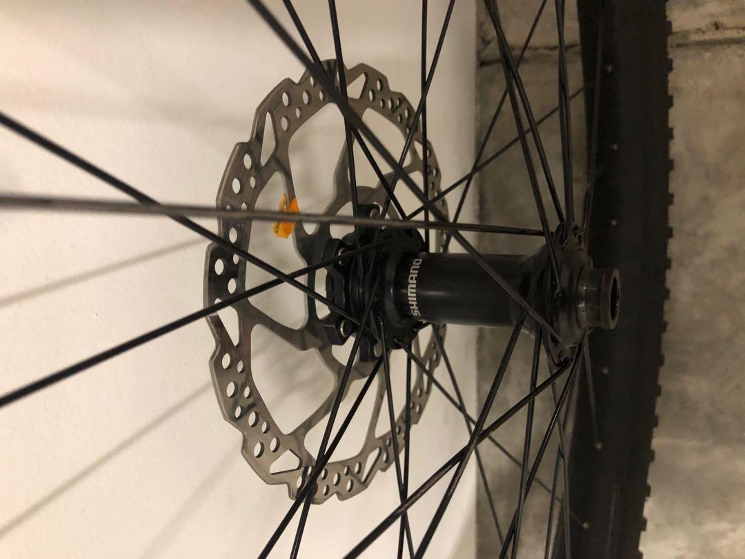 29' Entity XL2 wheelset rim with Shimano disc brakes & Schwalbe Hans ...