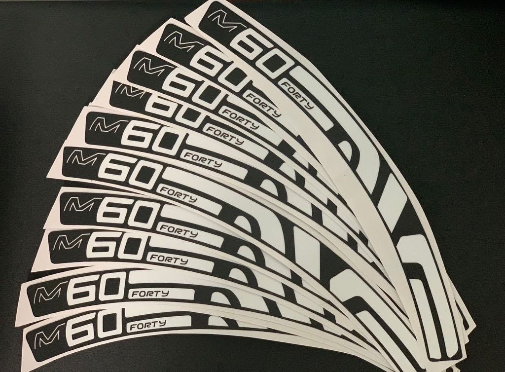 Bike rim wheelset sticker, Sports Equipment, Bicycles & Parts, Bicycles ...