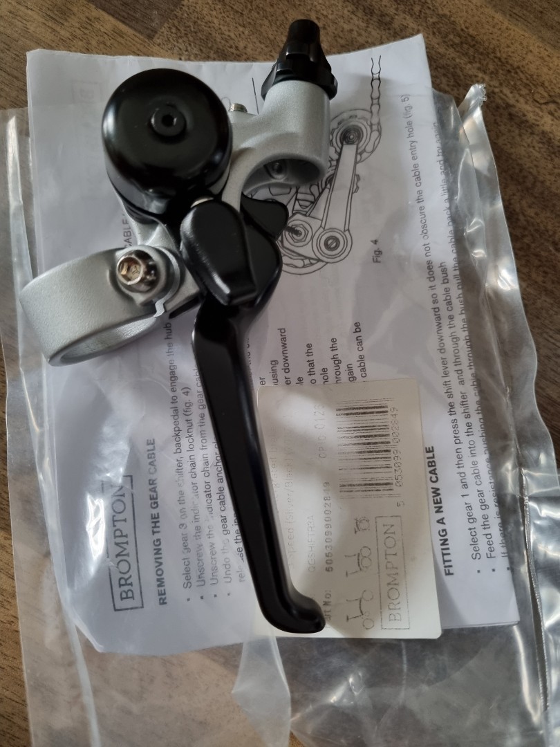 Brompton brake lever with integrated bell, Sports Equipment, Bicycles & Parts, Parts ...
