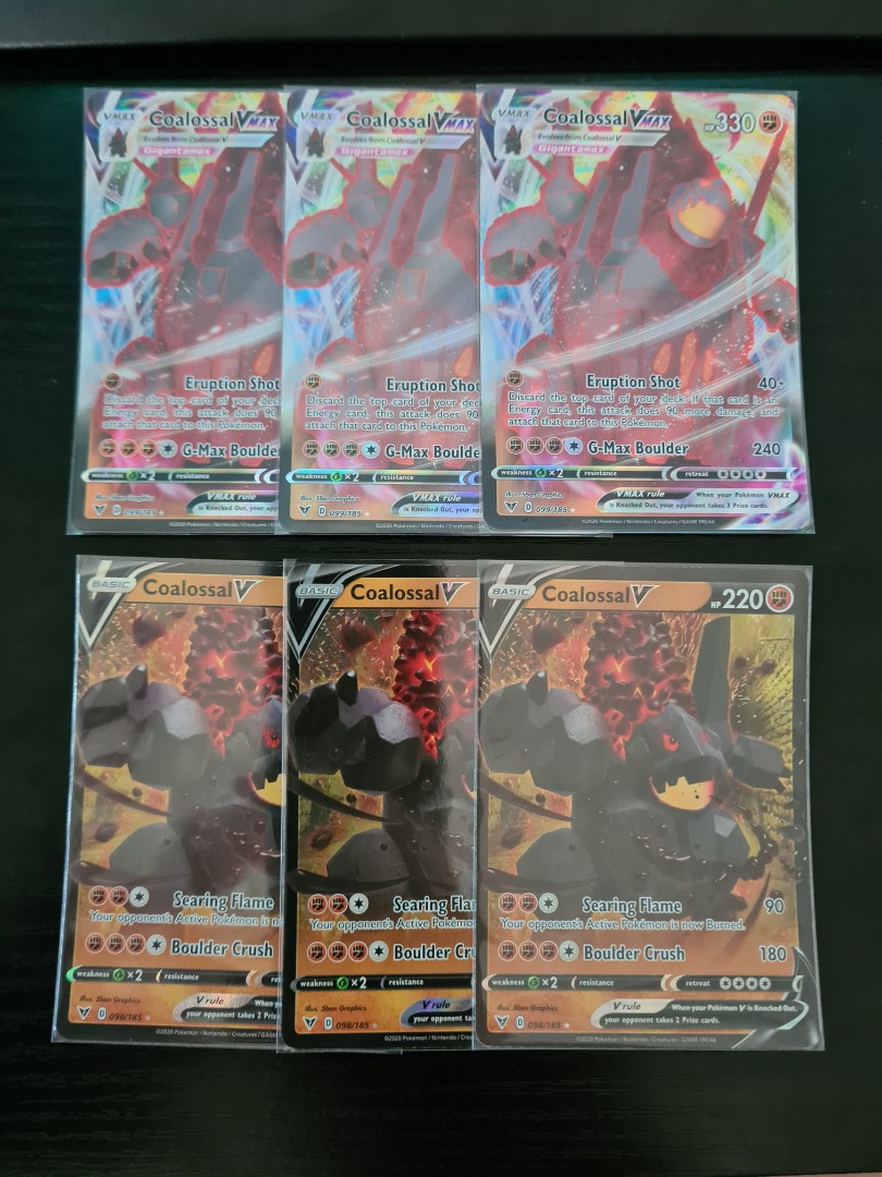 Coalossal V / Vmax, Hobbies & Toys, Toys & Games on Carousell