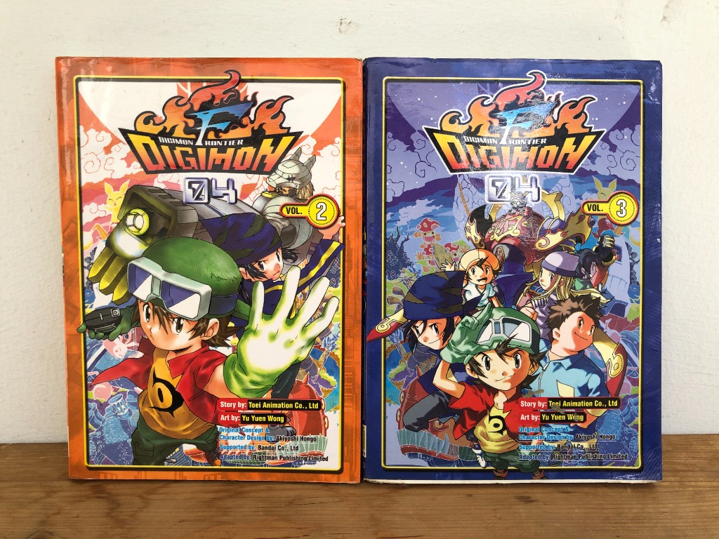 Digimon Frontiers Vol. 2 and 3, Hobbies & Toys, Books & Magazines ...