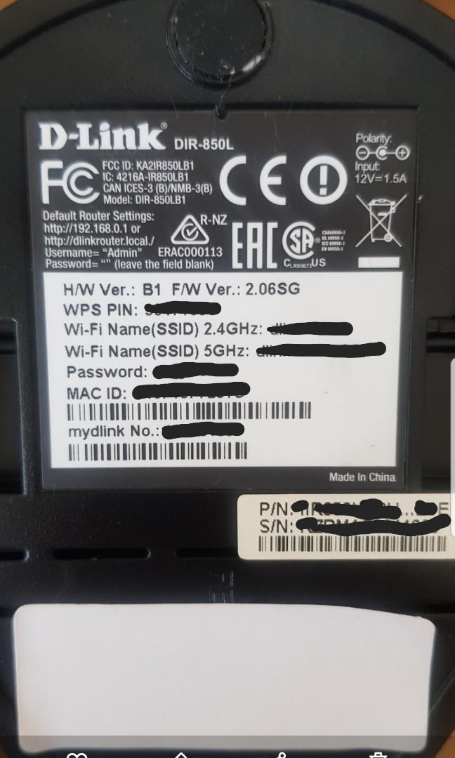 Dlink router Model 850L, Computers & Tech, Parts & Accessories ...