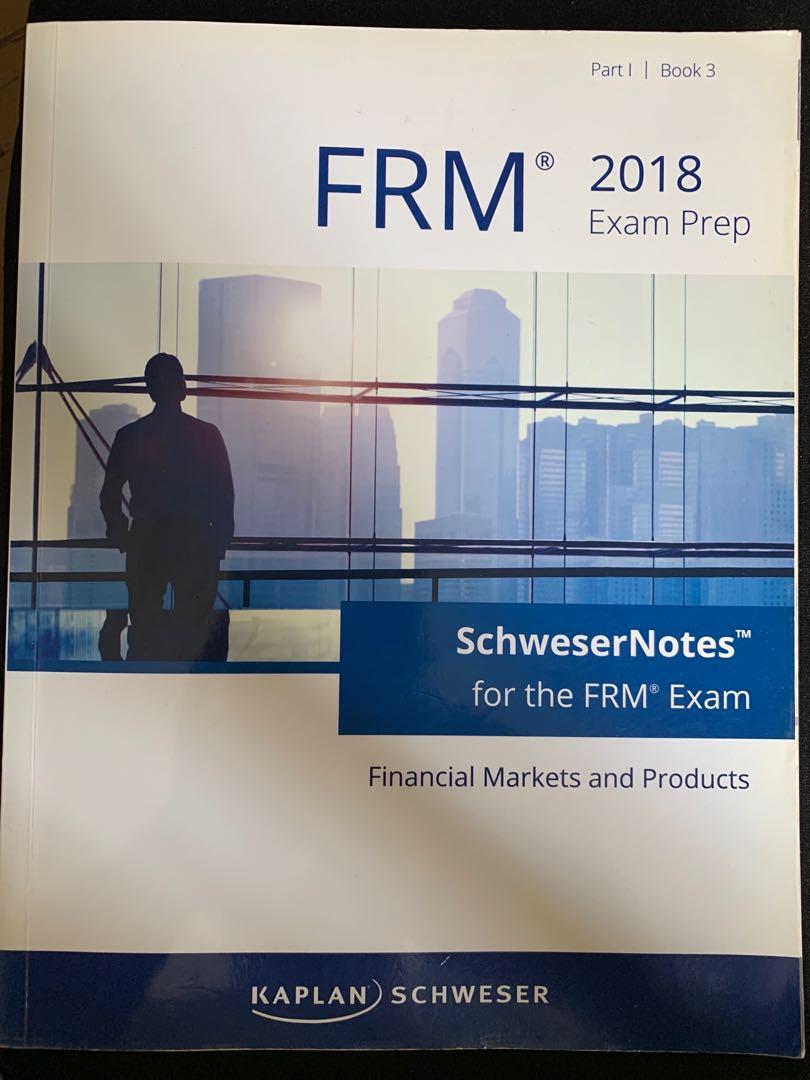 FRM 2018 Part 1 Kaplan Schweser Book 1-4 + Practice exam + Formula ...