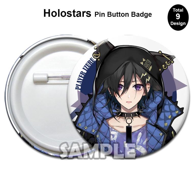 Holostars Male VTuber Group Pin Button Badge 58mm, Hobbies & Toys ...