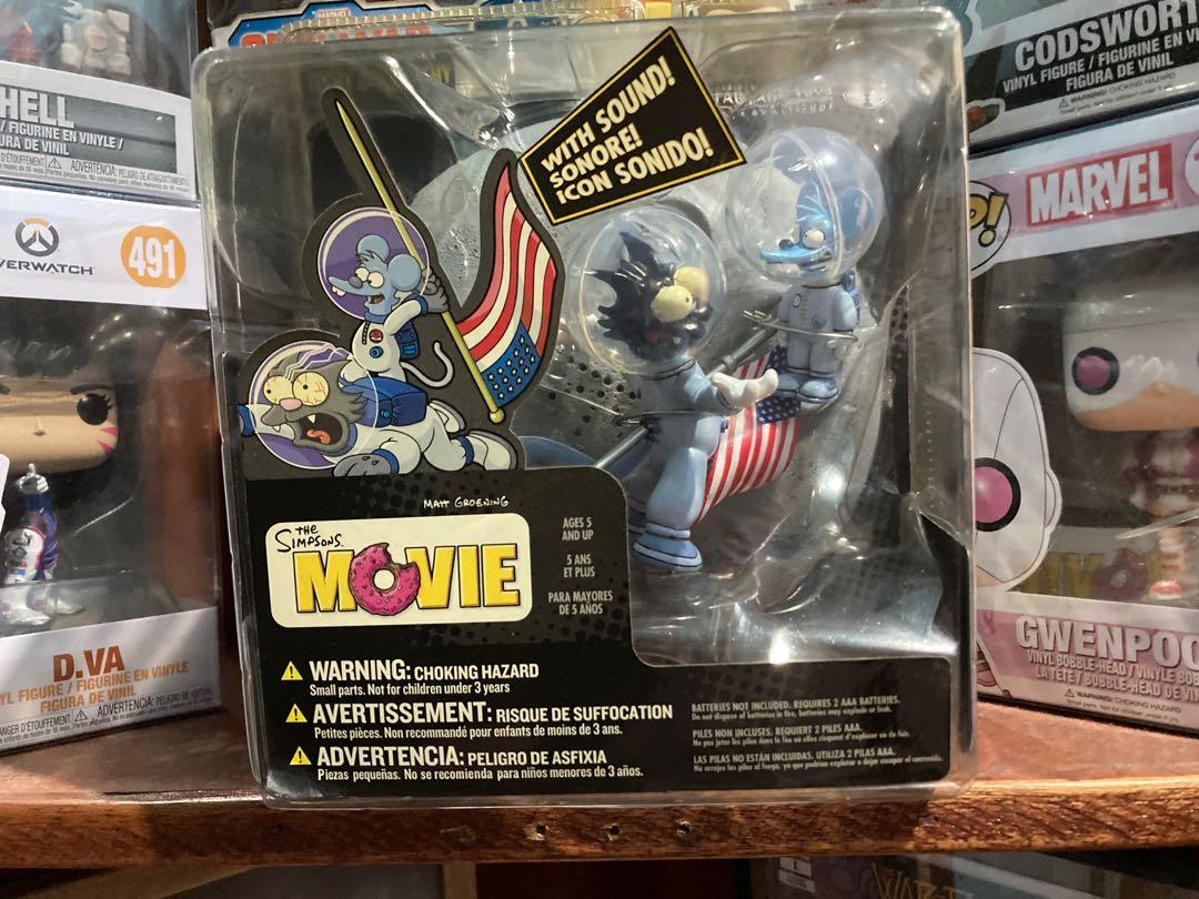 HTF McFarlane Toys The Simpsons Movie Itchy & Scratchy figure, Hobbies ...