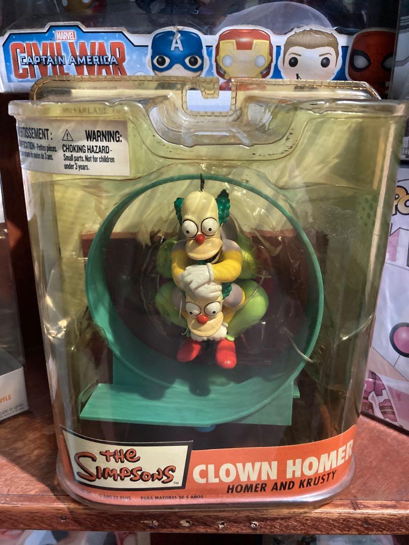 HTF McFarlane Toys The Simpsons Clown Homer, Hobbies & Toys, Toys ...