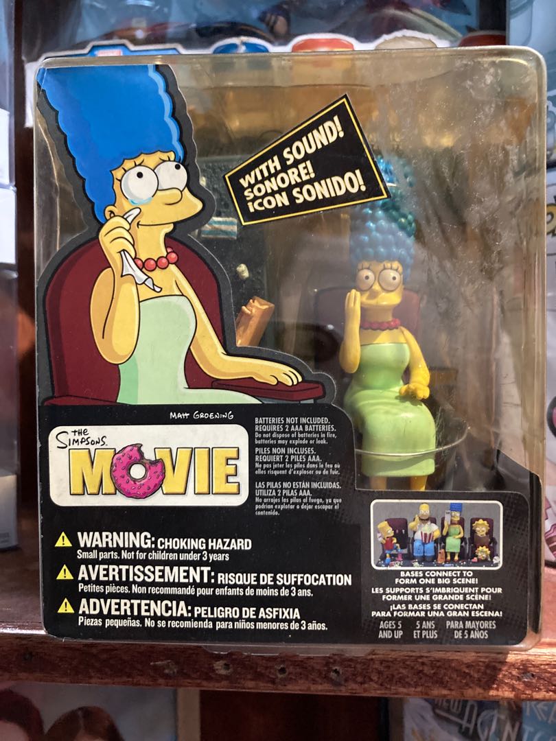 HTF McFarlane Toys The Simpsons Movie Marge, Hobbies & Toys, Toys ...