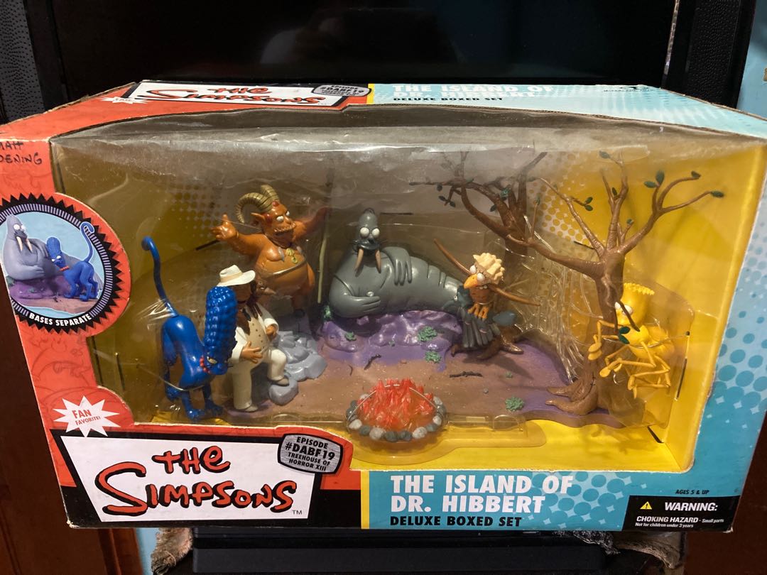 HTF McFarlane Toys The Simpsons The Island of Dr. Hibbert Deluxe Box ...