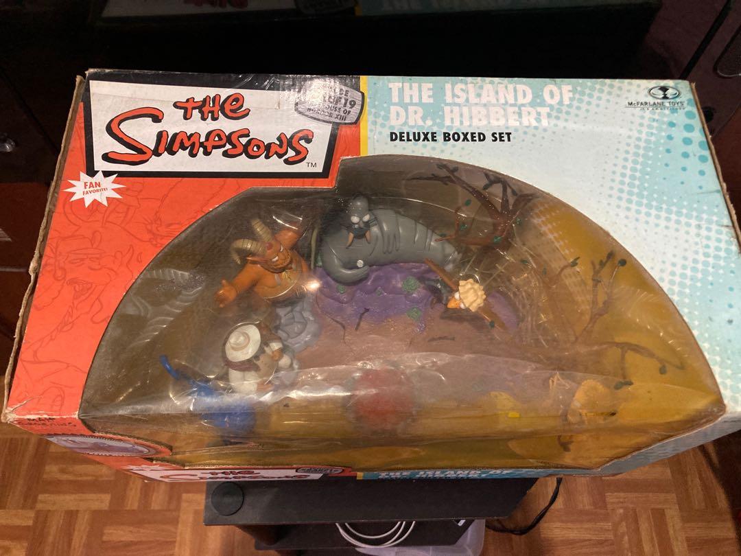 HTF McFarlane Toys The Simpsons The Island of Dr. Hibbert Deluxe Box ...