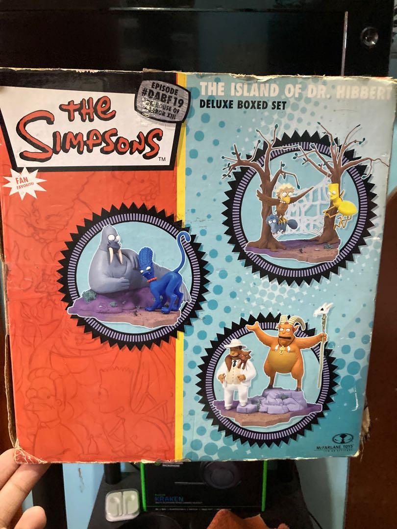 HTF McFarlane Toys The Simpsons The Island of Dr. Hibbert Deluxe Box ...