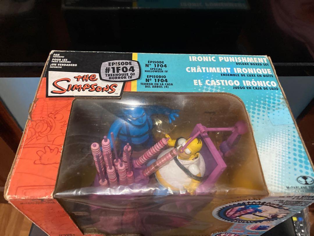 HTF McFarlane Toys The Simpsons Ironic Punishment Deluxe Box Set ...