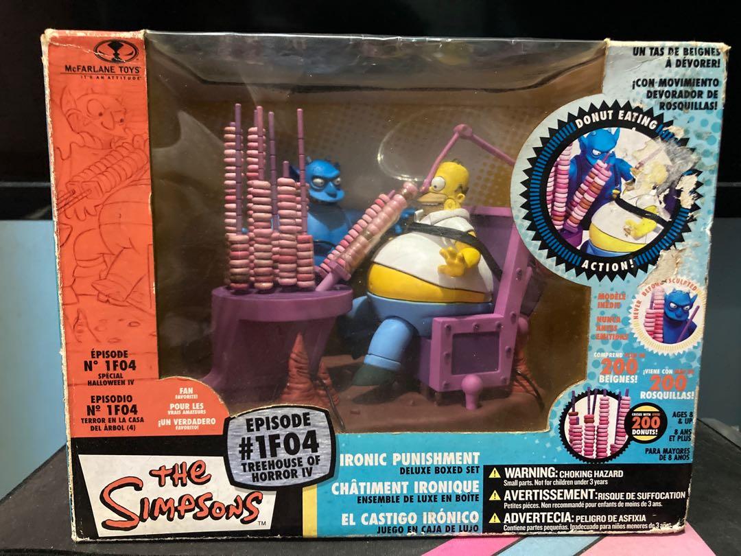 HTF McFarlane Toys The Simpsons Ironic Punishment Deluxe Box Set ...