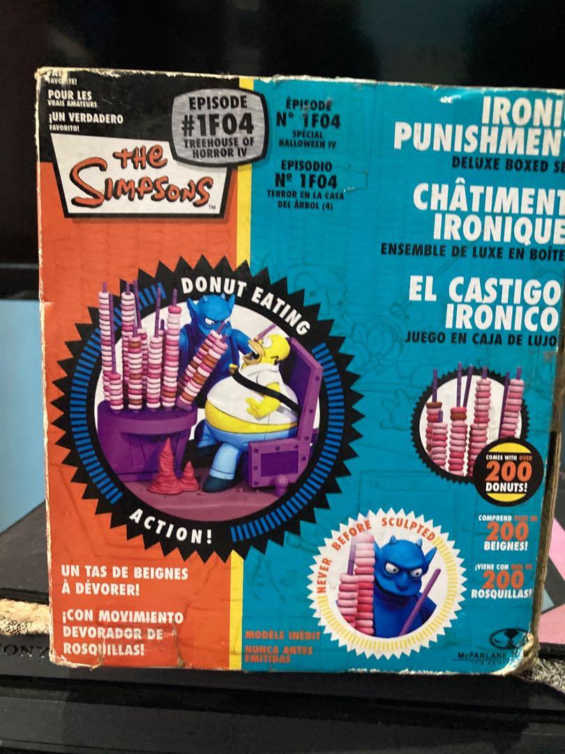 HTF McFarlane Toys The Simpsons Ironic Punishment Deluxe Box Set ...