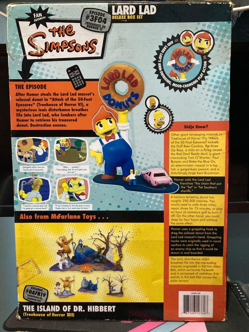 HTF McFarlane Toys The Simpsons Lard Lad Deluxe Box Set, Hobbies & Toys ...