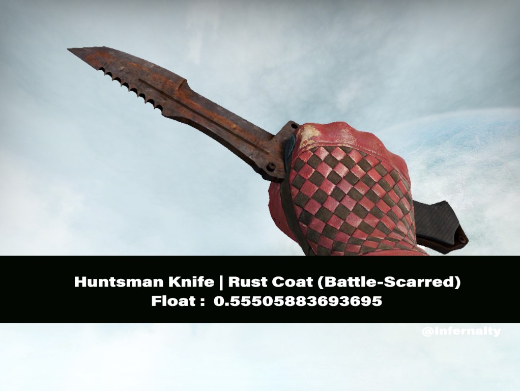 Huntsman Knife Rust Coat BS CSGO SKINS KNIVES, Video Gaming, Gaming ...