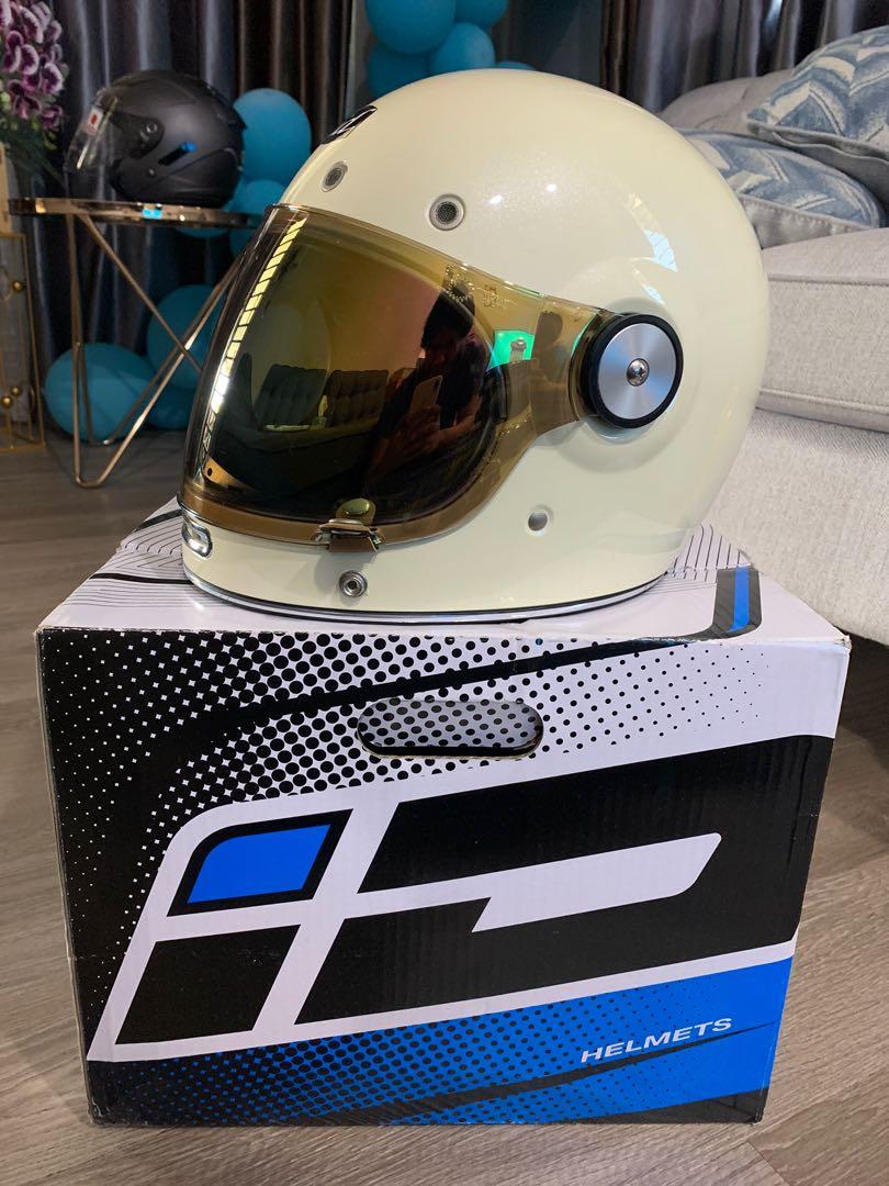 ID Retro Rocket Fullface Helmet, Motorbikes on Carousell