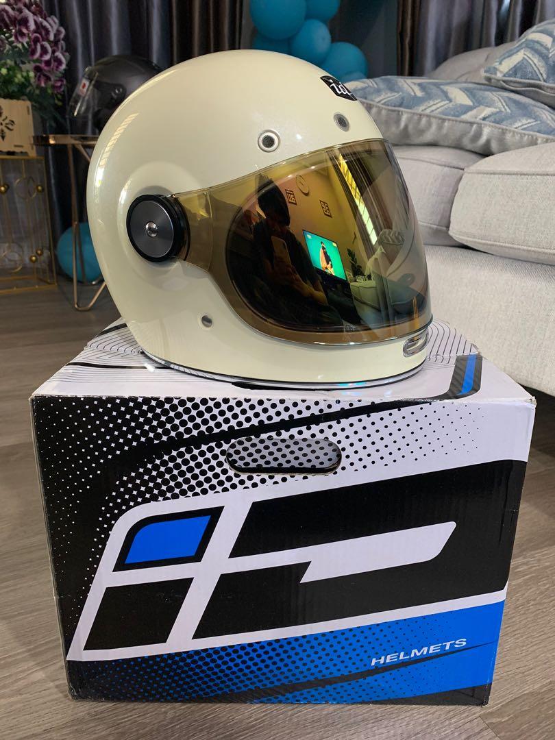 ID Retro Rocket Fullface Helmet, Motorbikes on Carousell