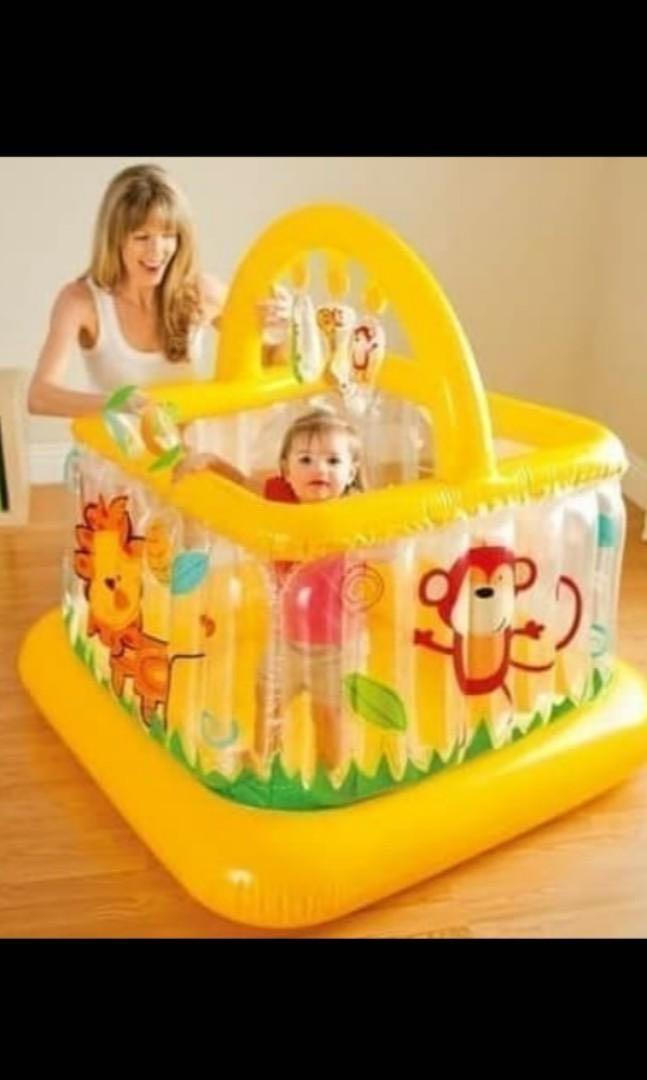 Intex inflatable baby playpen, Babies & Kids, Infant Playtime on Carousell
