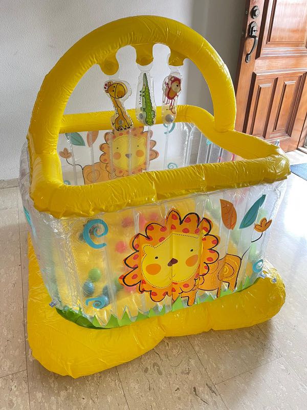 Intex inflatable baby playpen, Babies & Kids, Infant Playtime on Carousell