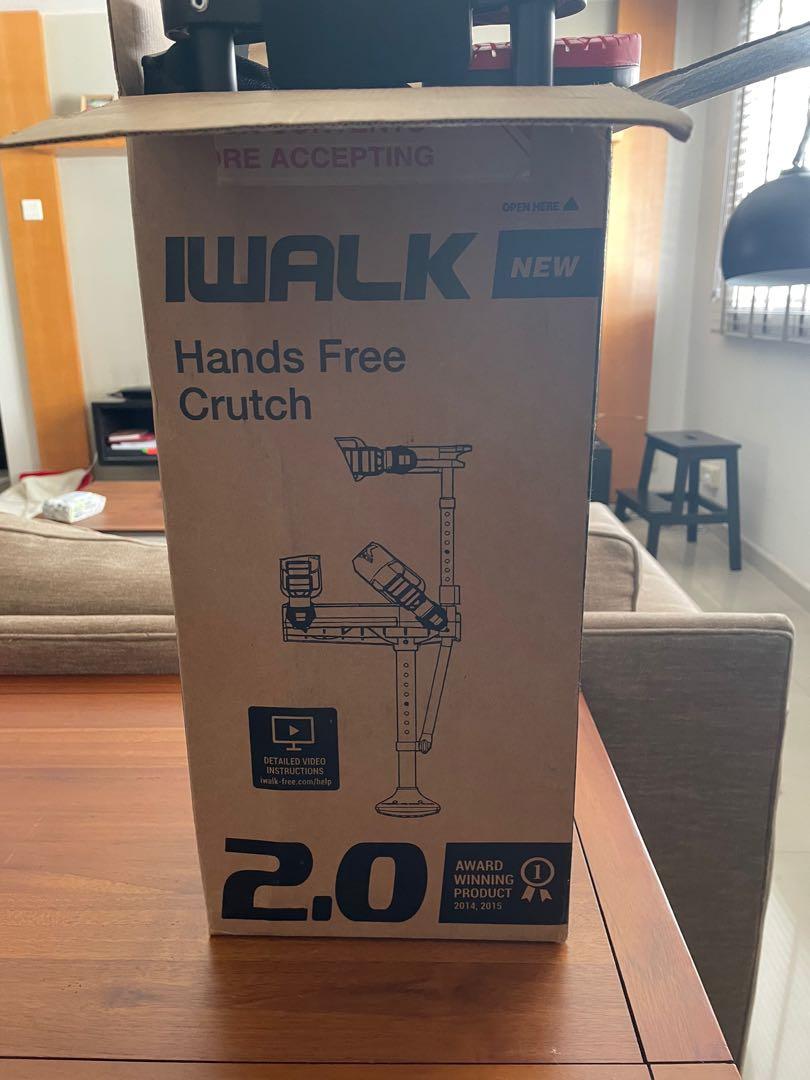 iWalk 2.0 knee crutch, Health & Nutrition, Braces, Support & Protection ...