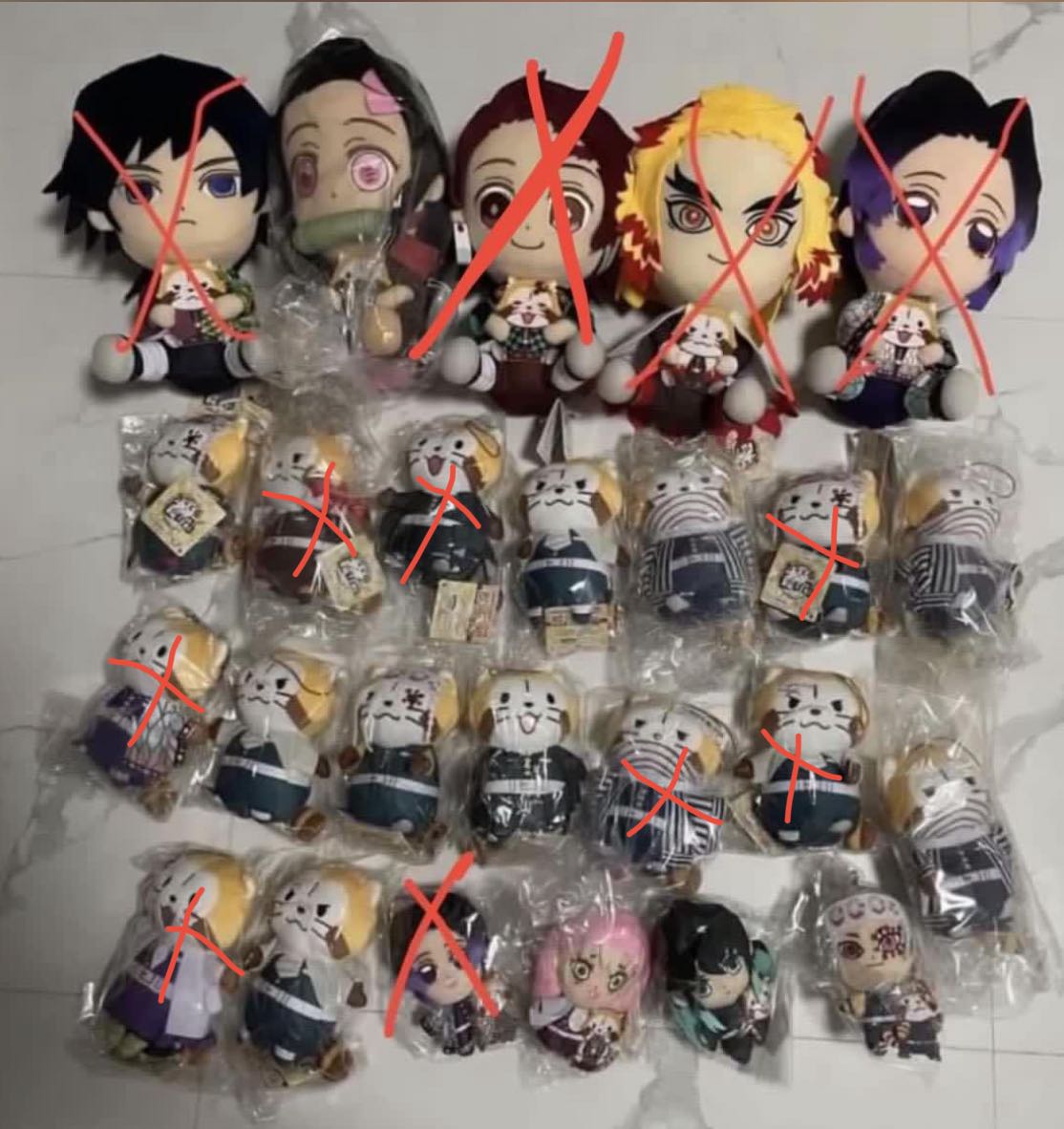 Kimetsu No Yaiba Demon Slayer x Rascal the Racoon collaboration plush ...