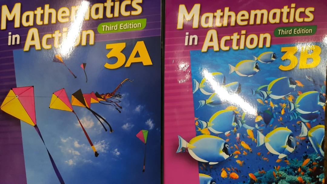 mathematics in action 3a 3b, 興趣及遊戲, 書本 & 文具, 教科書 - Carousell