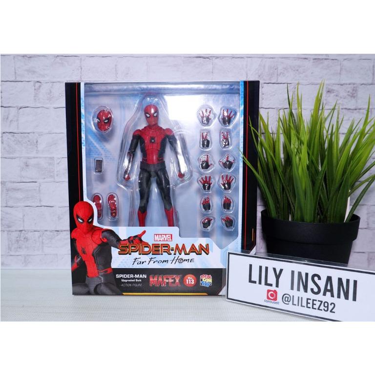 MEDICOM MAFEX NO.113 - SPIDER MAN FAR FROM HOME (ORIGINAL), Hobbies ...