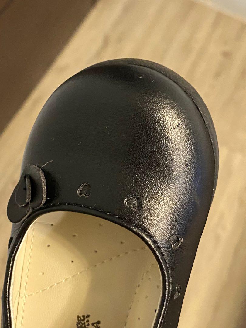 Nono House 返學真皮黑皮鞋（24碼）Black Leather shoes, 兒童＆孕婦用品, 嬰兒及小童流行時尚 - Carousell