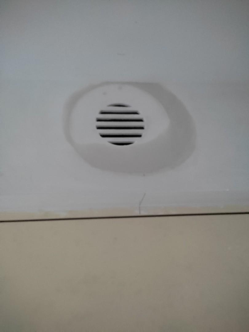 Partition wall with door set,ceiling boxup and wall plastering/ False ...