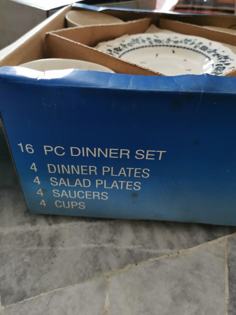 Plate cup pinggan cawan cantik klasik, Furniture & Home Living ...