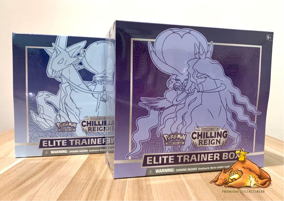 Pokemon TCG Chilling Reign ETB Elite Trainer box, Hobbies & Toys, Toys ...
