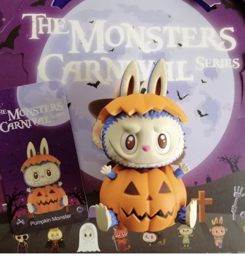 Popmart blindbox labubu carnival pumpkin, Hobbies & Toys, Toys & Games ...