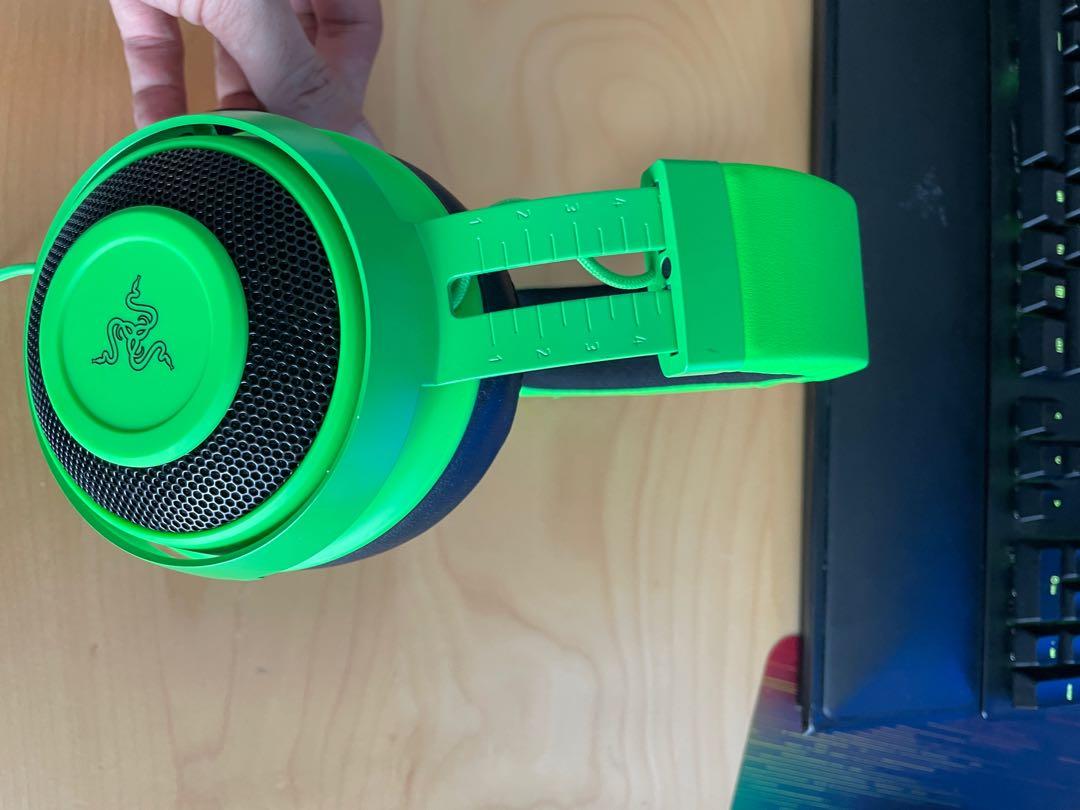 Razer Green Kraken Gaming Headset (Wired), Audio, Headphones & Headsets ...