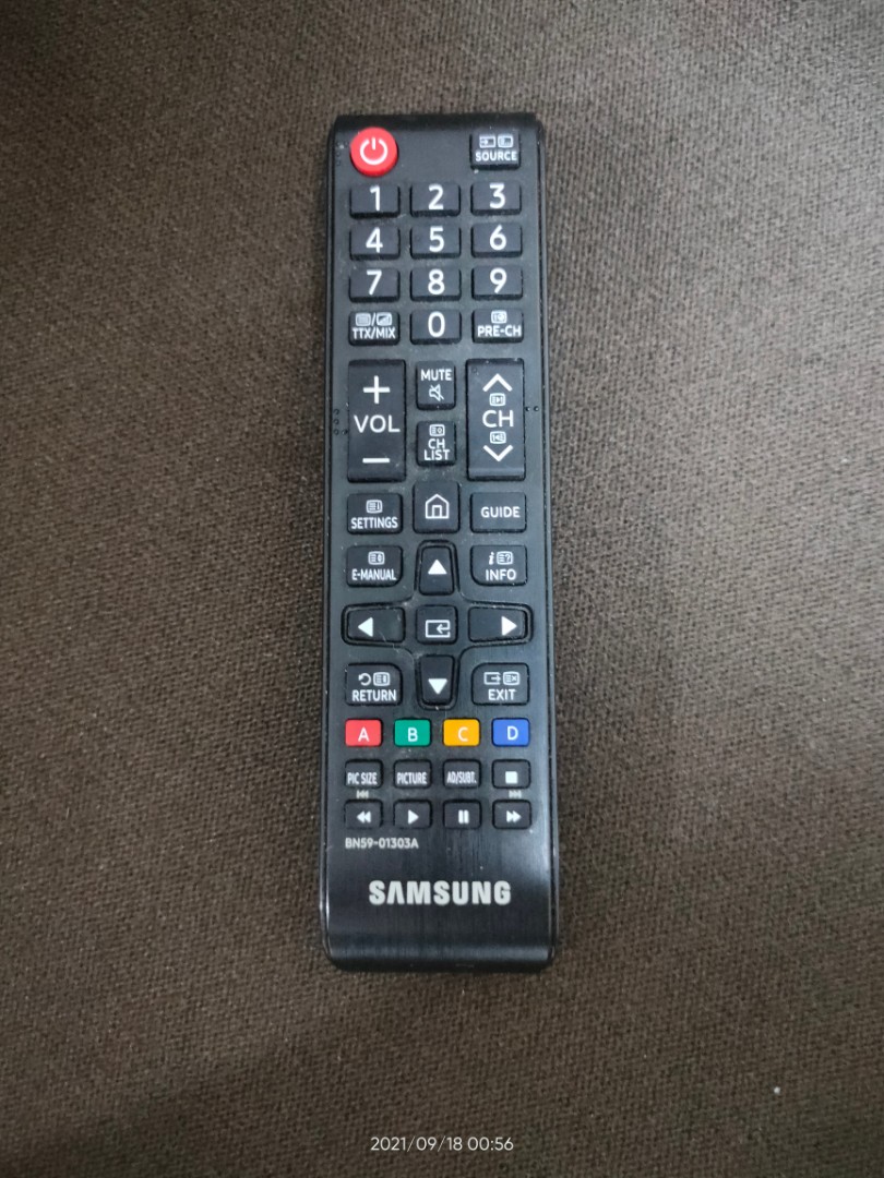 Samsung Remote for Smart UHD TV 43" NU7100 series, TV & Home Appliances ...