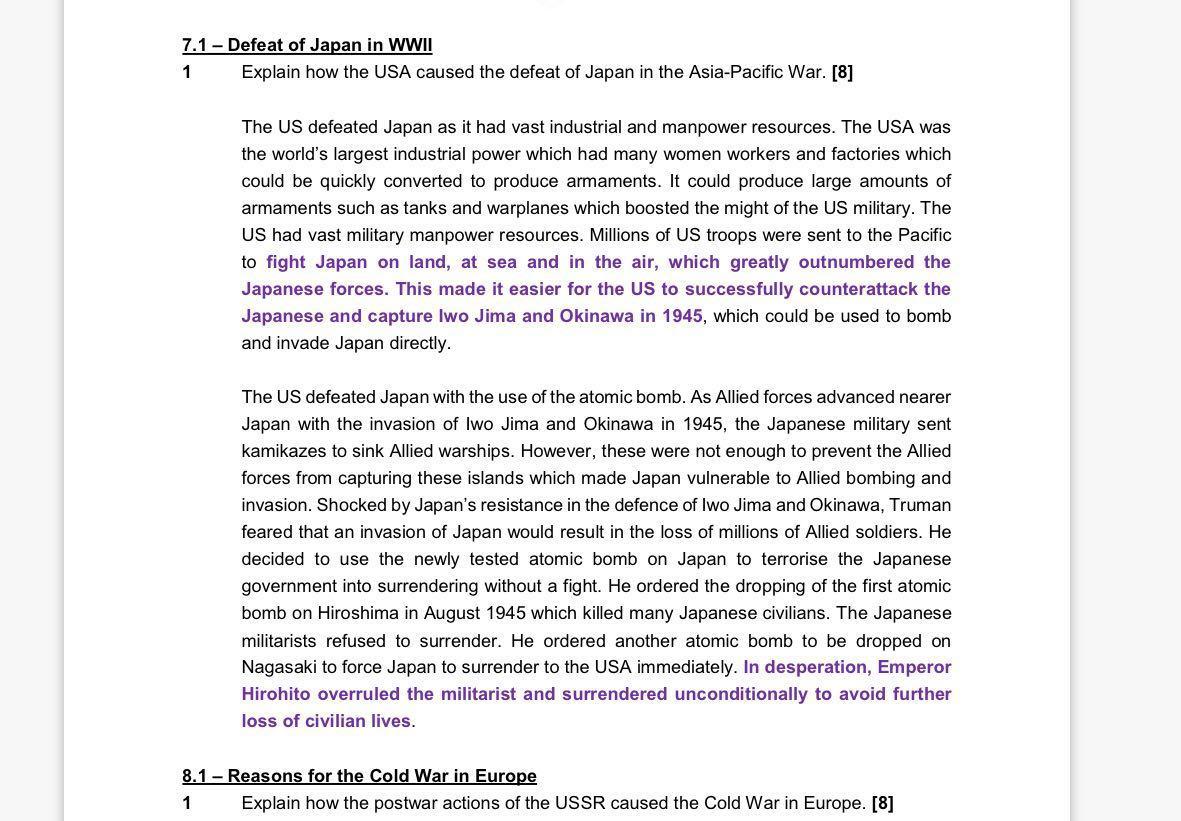 Sec 3/4 History SEQ Model Essay Package 40pg (Qn types, skills, key ...