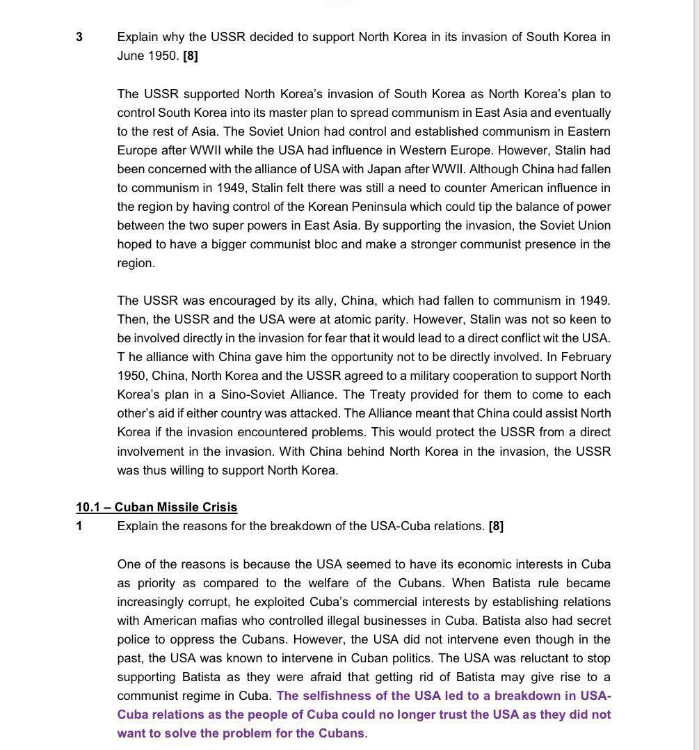 Sec 3/4 History SEQ Model Essay Package 40pg (Qn types, skills, key ...