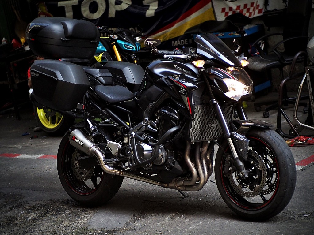 Shad Singapore Kawasaki Z900 2017 2018 2019 Top Rack Top Case Side Case ...