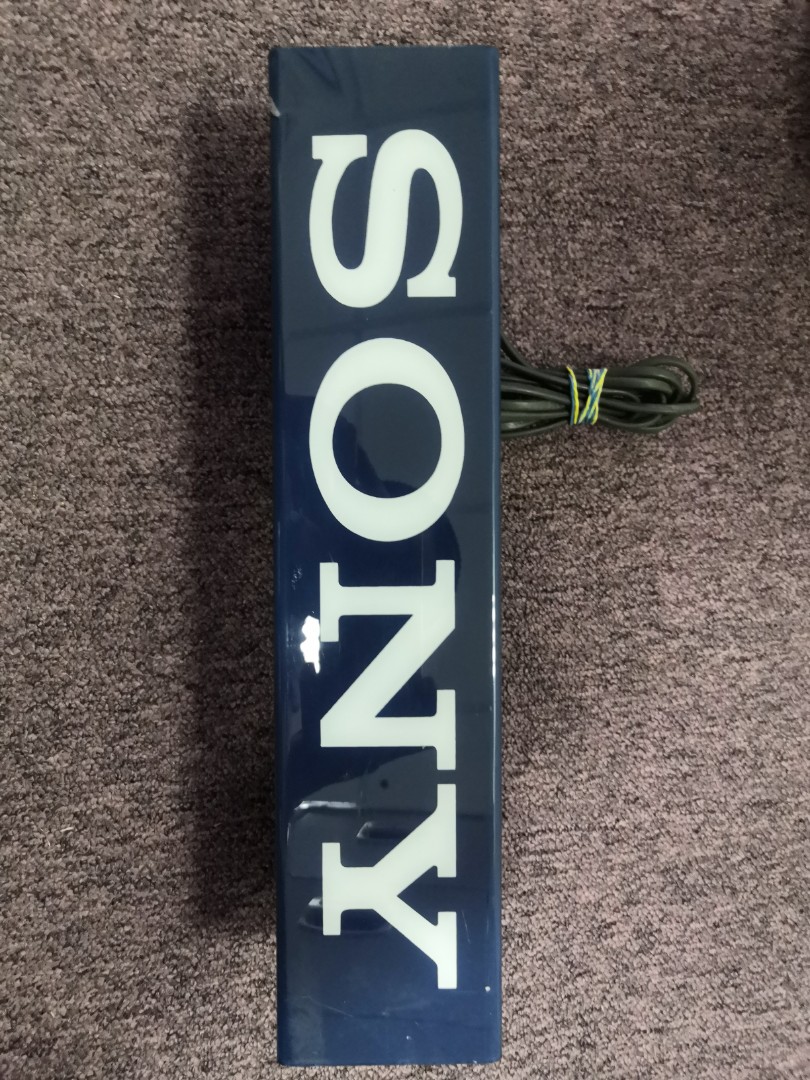 Sony sign lampu, Furniture & Home Living, Home Decor, Vases ...