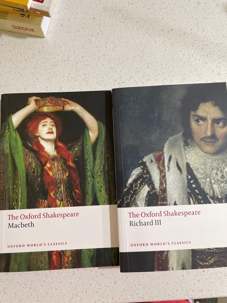 The Oxford Shakespeare Richard III, Macbeth, moortown diary, touched ...