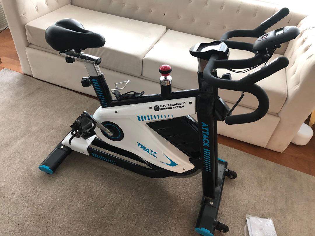 Trax attack stationary indoor bike exercise, Sports Equipment, Exercise ...