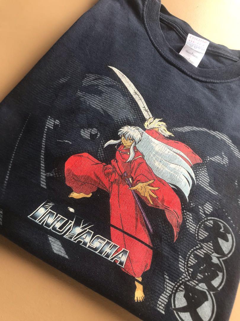 Vintage Inuyasha Anime Shirt, Men's Fashion, Tops & Sets, Tshirts ...